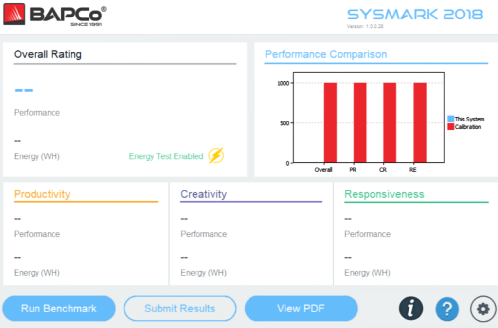 SYSmark® 2018 Top 10 Features - BAPCo